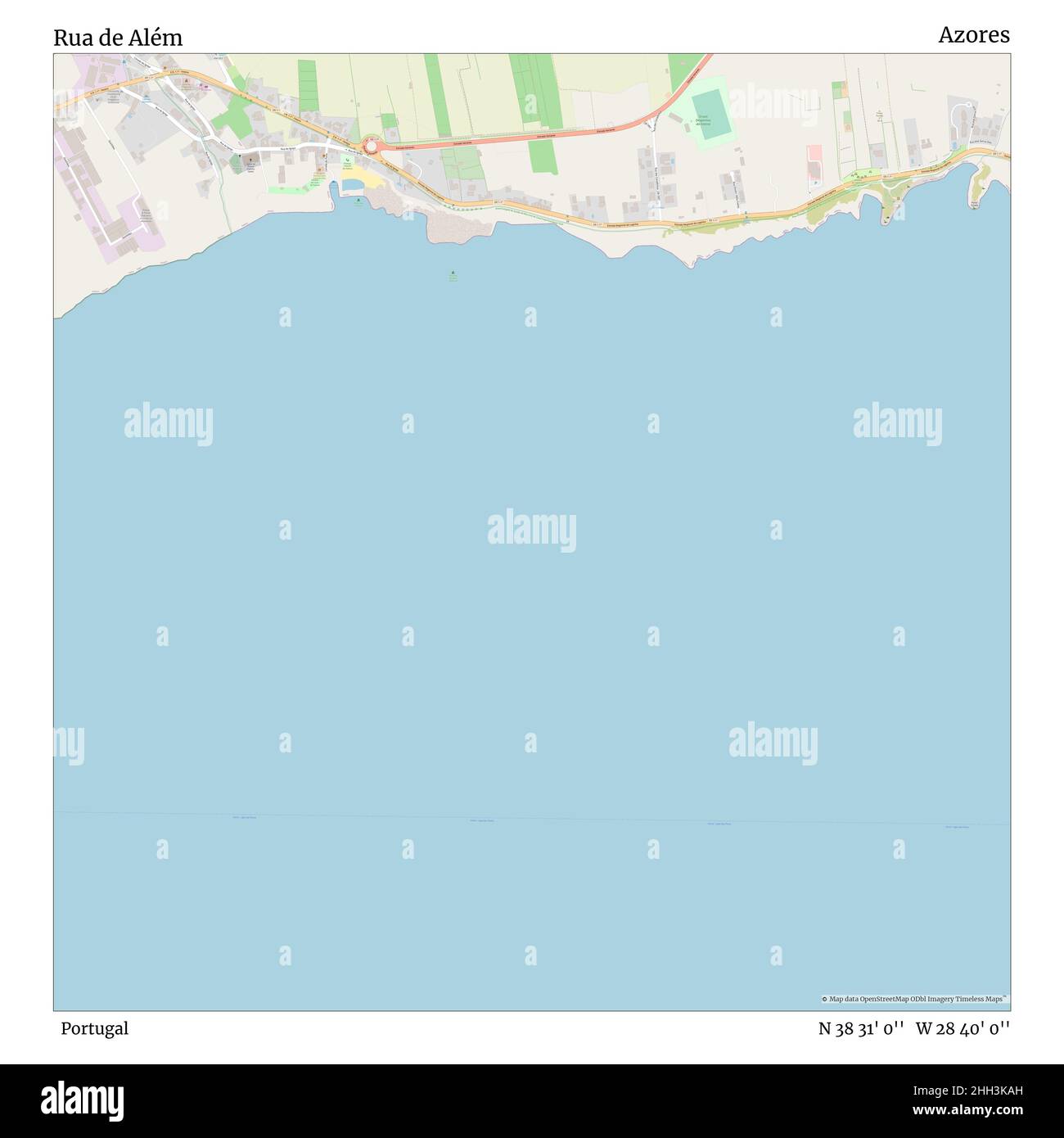 Rua de Além, Portugal, Azoren, N 38 31' 0'', W 28 40' 0'', map ...