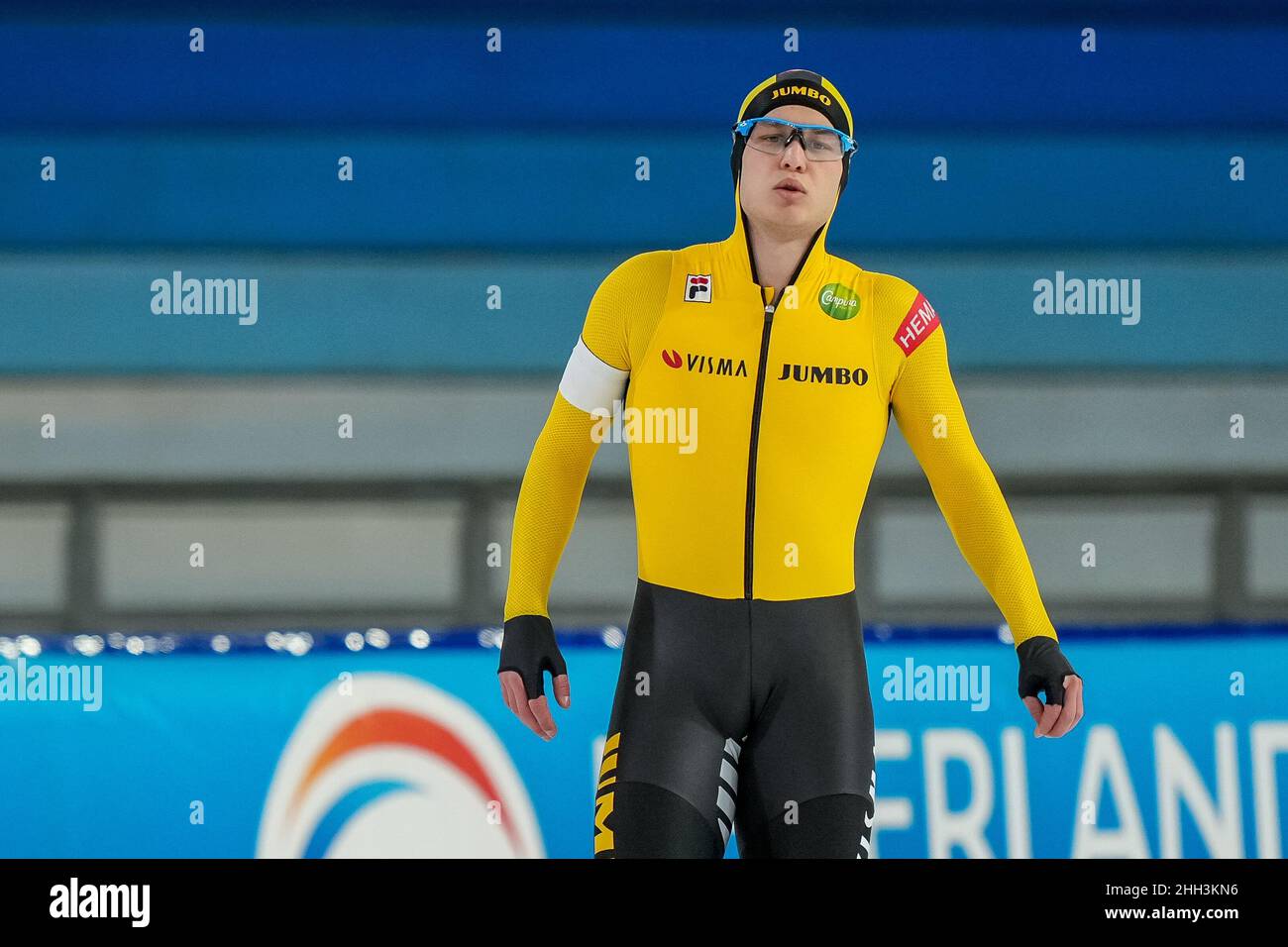 HEERENVEEN, NIEDERLANDE - 23. JANUAR: Marcel Bosker vom Team Jumbo ...