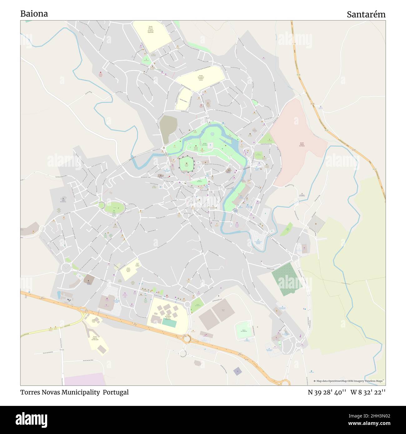 Baiona, Gemeinde Torres Novas, Portugal, Santarém, N 39 28' 40'', W 8 ...