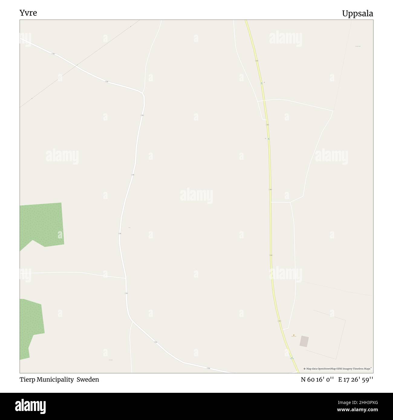 Yvre, Gemeinde Tierp, Schweden, Uppsala, N 60 16' 0'', E 17 26' 59 ...