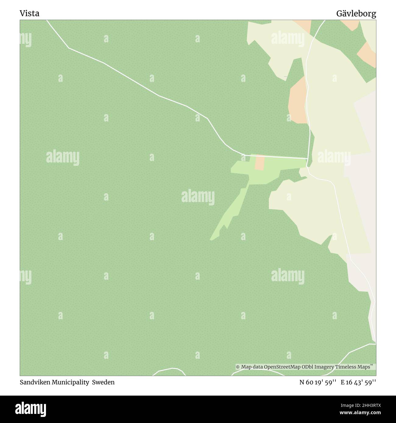 Vista, Gemeinde Sandviken, Schweden, Gävleborg, N 60 19' 59'', E 16 43 ...
