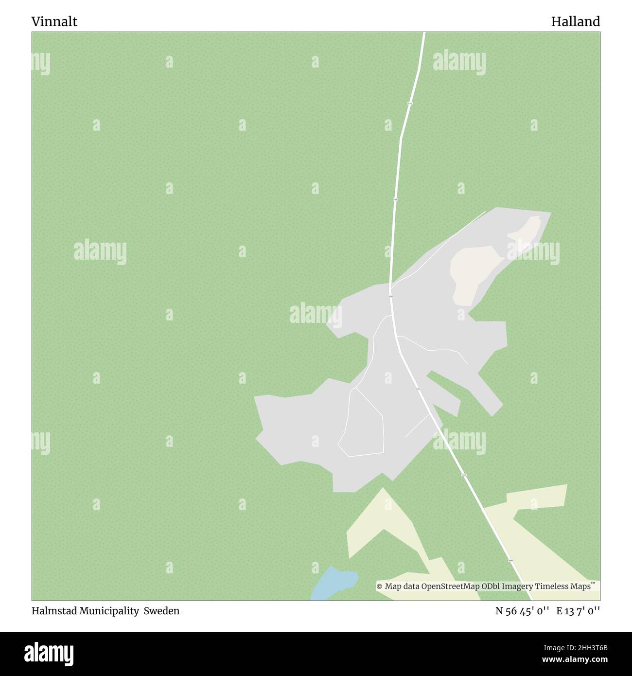 Vinnalt, Gemeinde Halmstad, Schweden, Halland, N 56 45' 0'', E 13 7' 0 ...