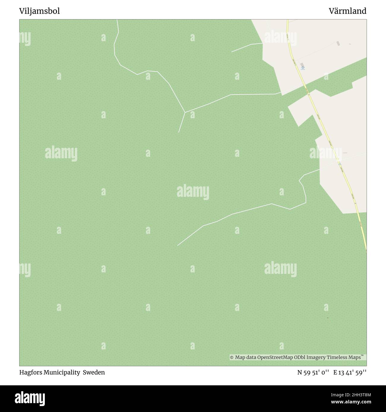 Viljamsbol, Gemeinde Hagfors, Schweden, Värmland, N 59 51' 0'', E 13 41 ...