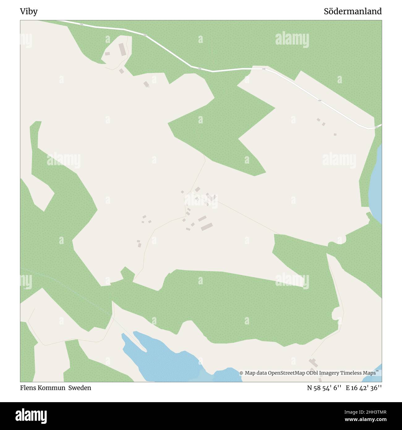 Viby, Flens Kommun, Schweden, Södermanland, N 58 54' 6'', E 16 42' 36 ...
