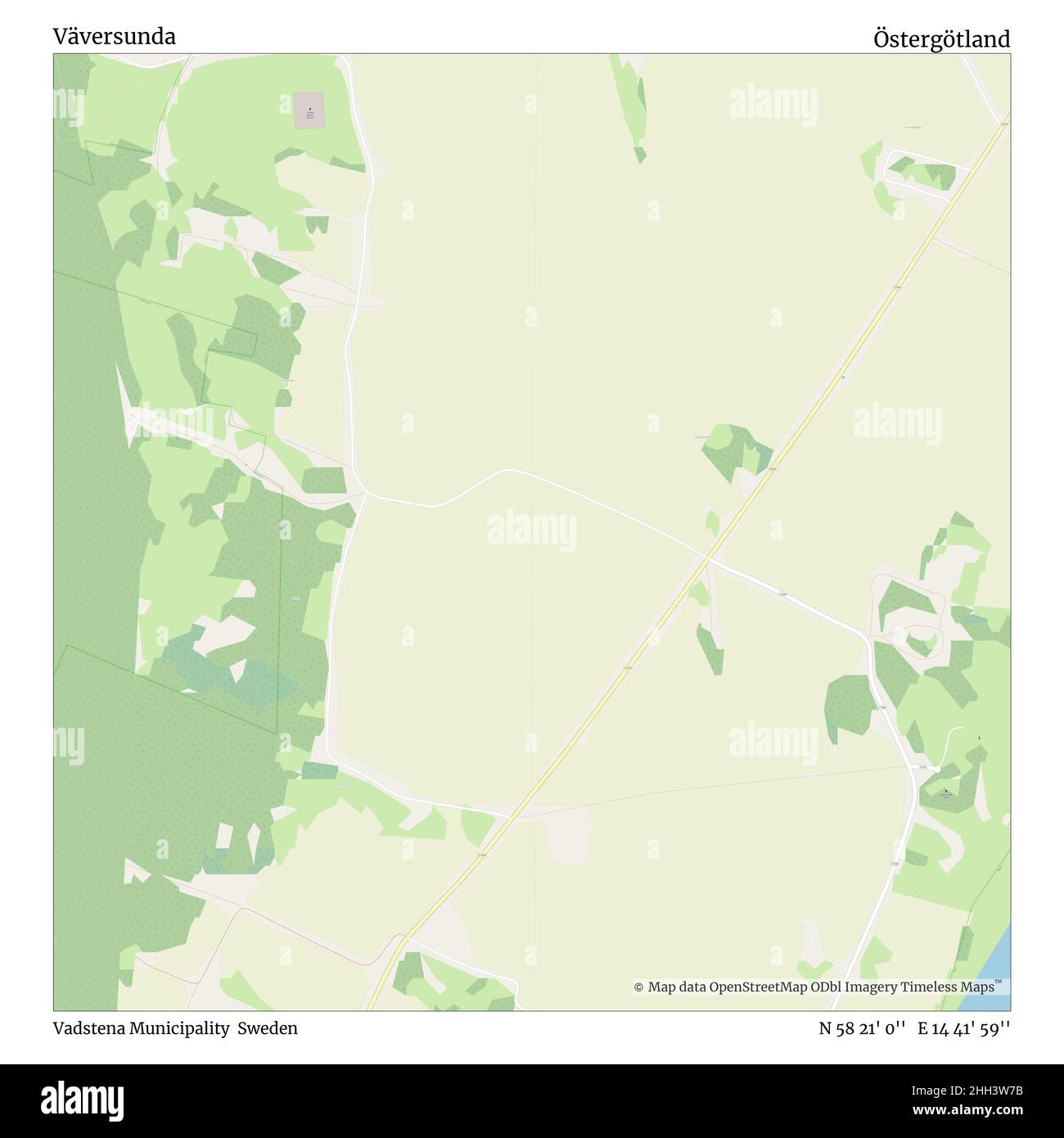 Väversunda, Gemeinde Vadstena, Schweden, Östergötland, N 58 21' 0'', E ...