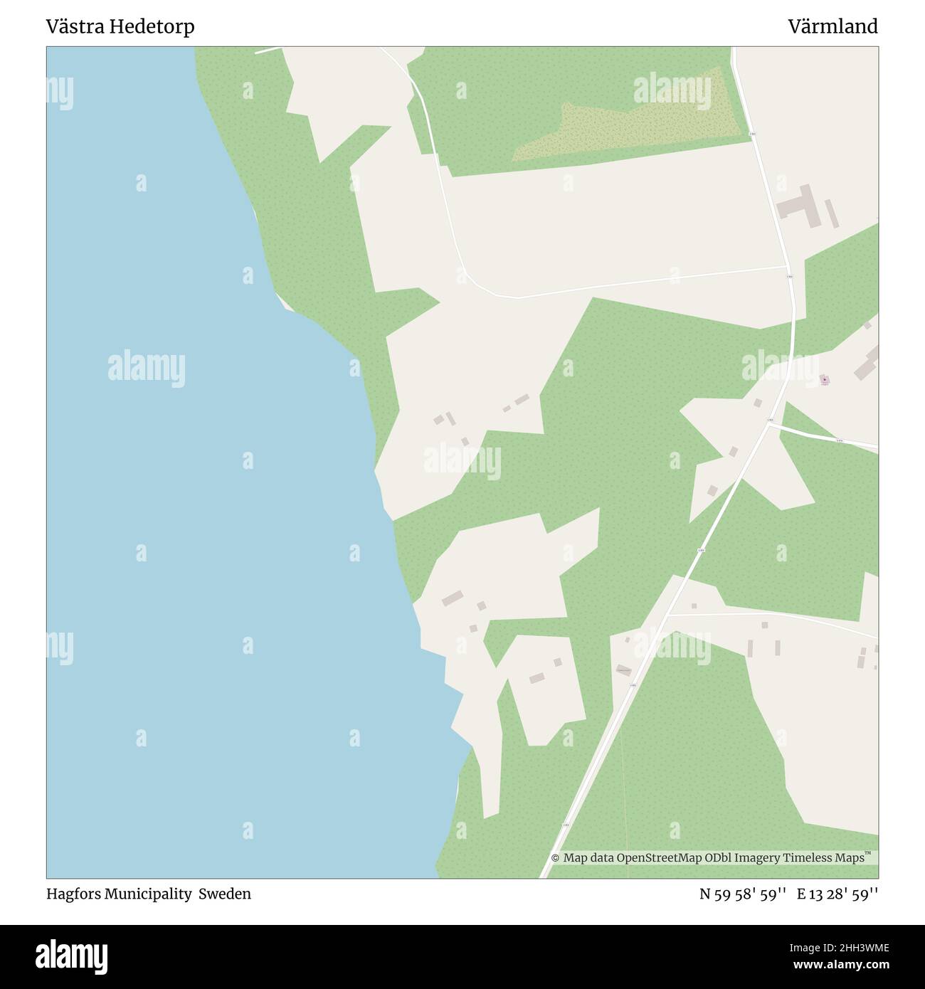 Västra Hedetorp, Gemeinde Hagfors, Schweden, Värmland, N 59 58' 59'', E ...