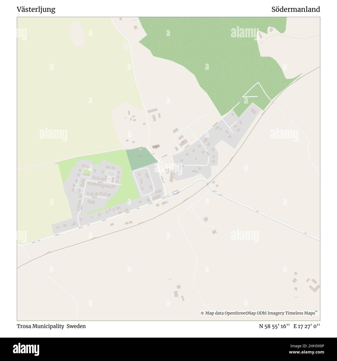 Västerljung, Gemeinde Trosa, Schweden, Södermanland, N 58 55' 16'', E ...