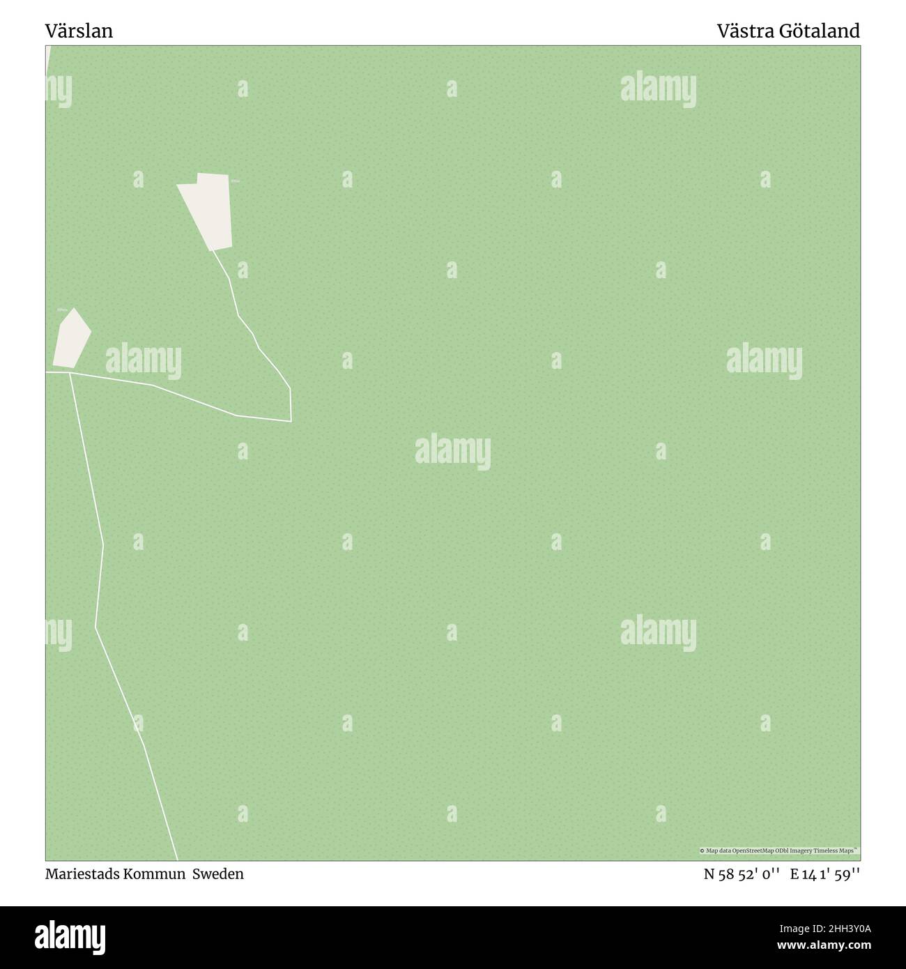 Värslan, Mariestads Kommun, Schweden, Västra Götaland, N 58 52' 0'', E ...