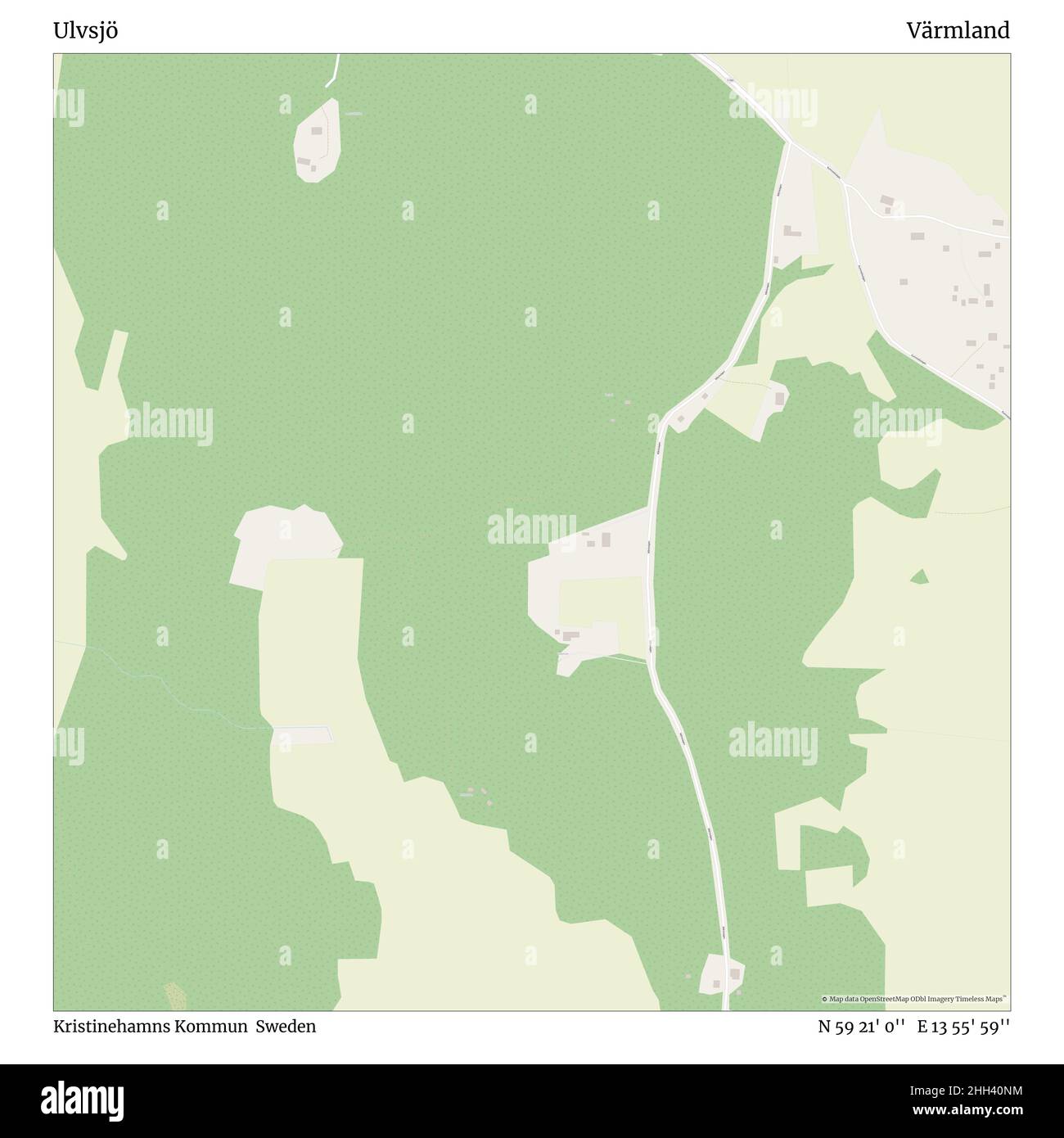 Ulvsjö, Kristinehamns Kommun, Schweden, Värmland, N 59 21' 0'', E 13 55 ...