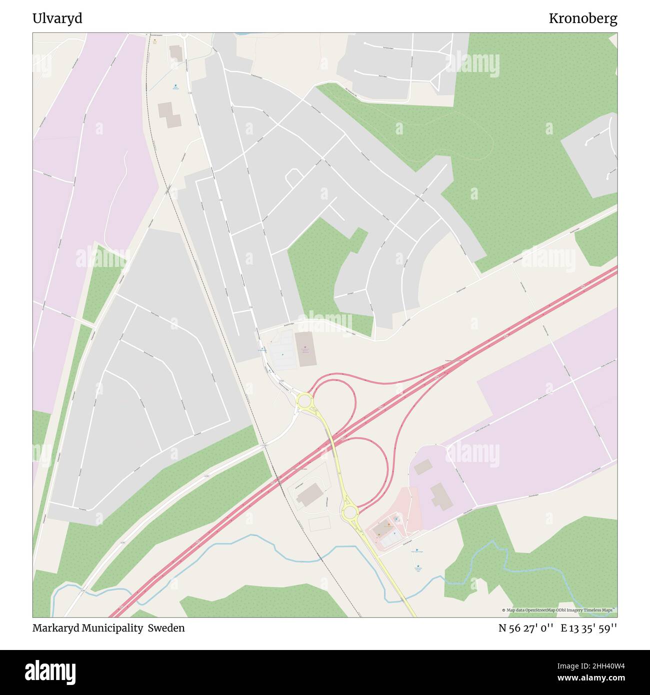Ulvaryd, Gemeinde Markaryd, Schweden, Kronoberg, N 56 27' 0'', E 13 35 ...