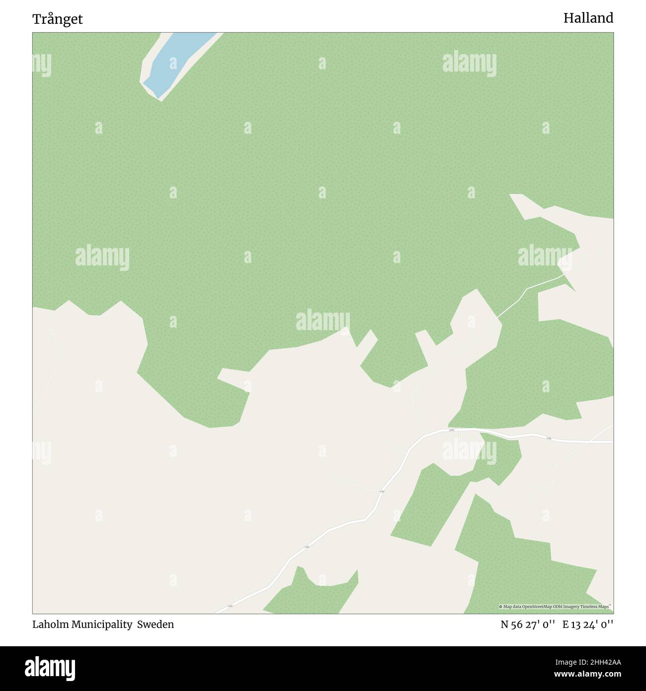 Trånget, Gemeinde Laholm, Schweden, Halland, N 56 27' 0'', E 13 24' 0 ...