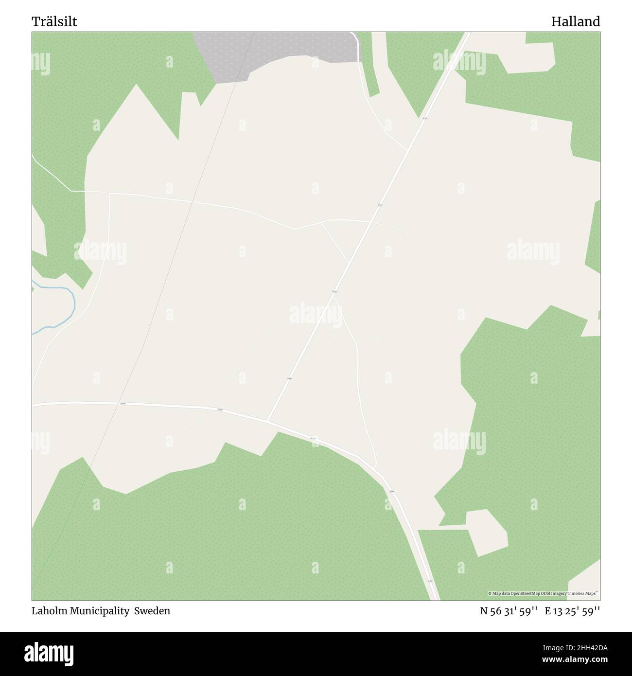 Tälsilt, Gemeinde Laholm, Schweden, Halland, N 56 31' 59'', E 13 25' 59 ...