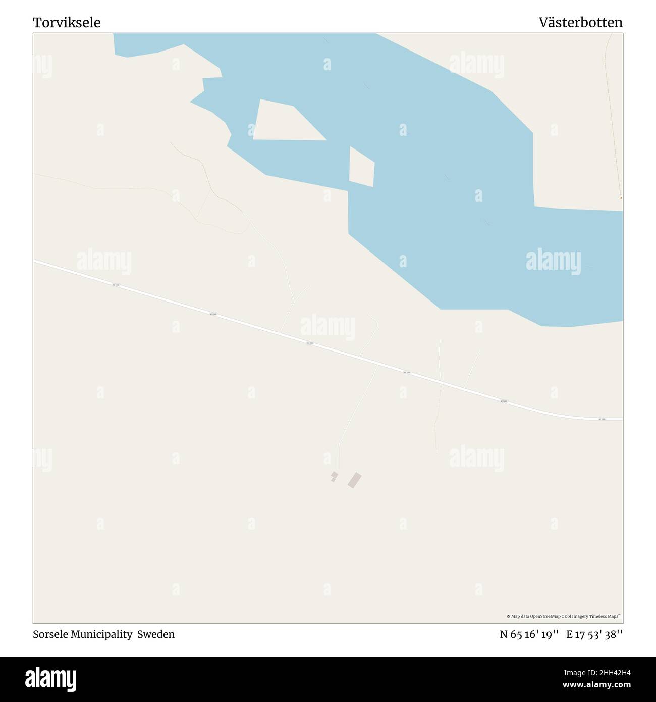 Torviksele, Gemeinde Sorsele, Schweden, Västerbotten, N 65 16' 19'', E ...