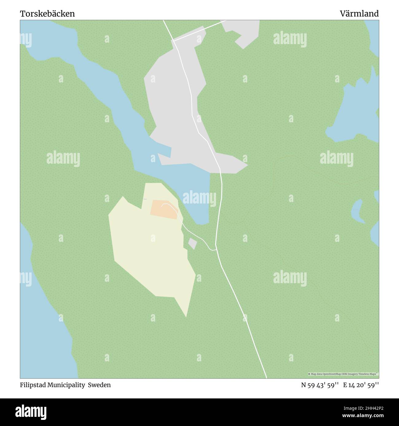 Torskebäcken, Gemeinde Filipstad, Schweden, Värmland, N 59 43' 59'', E ...