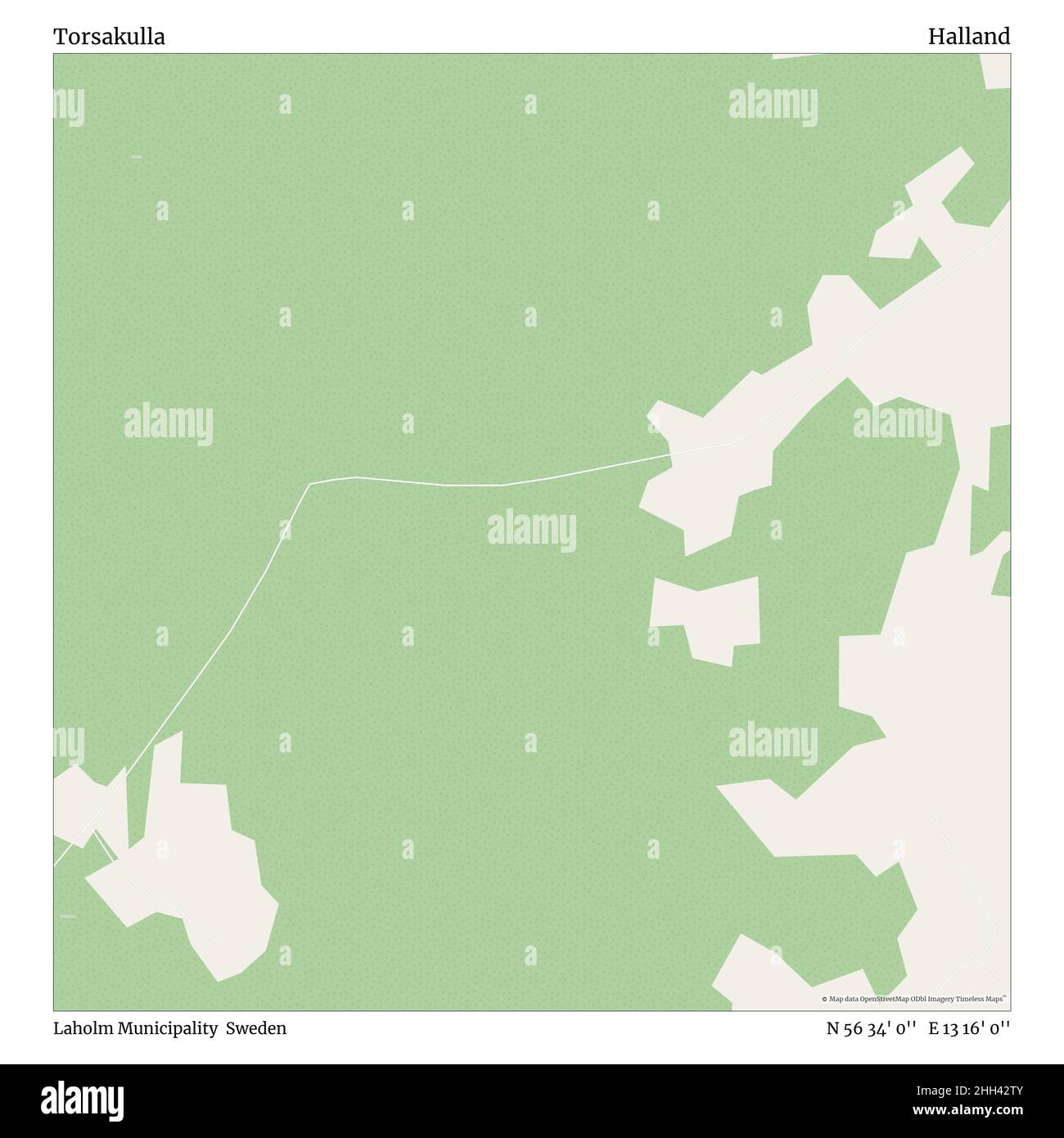 Torsakulla, Gemeinde Laholm, Schweden, Halland, N 56 34' 0'', E 13 16 ...