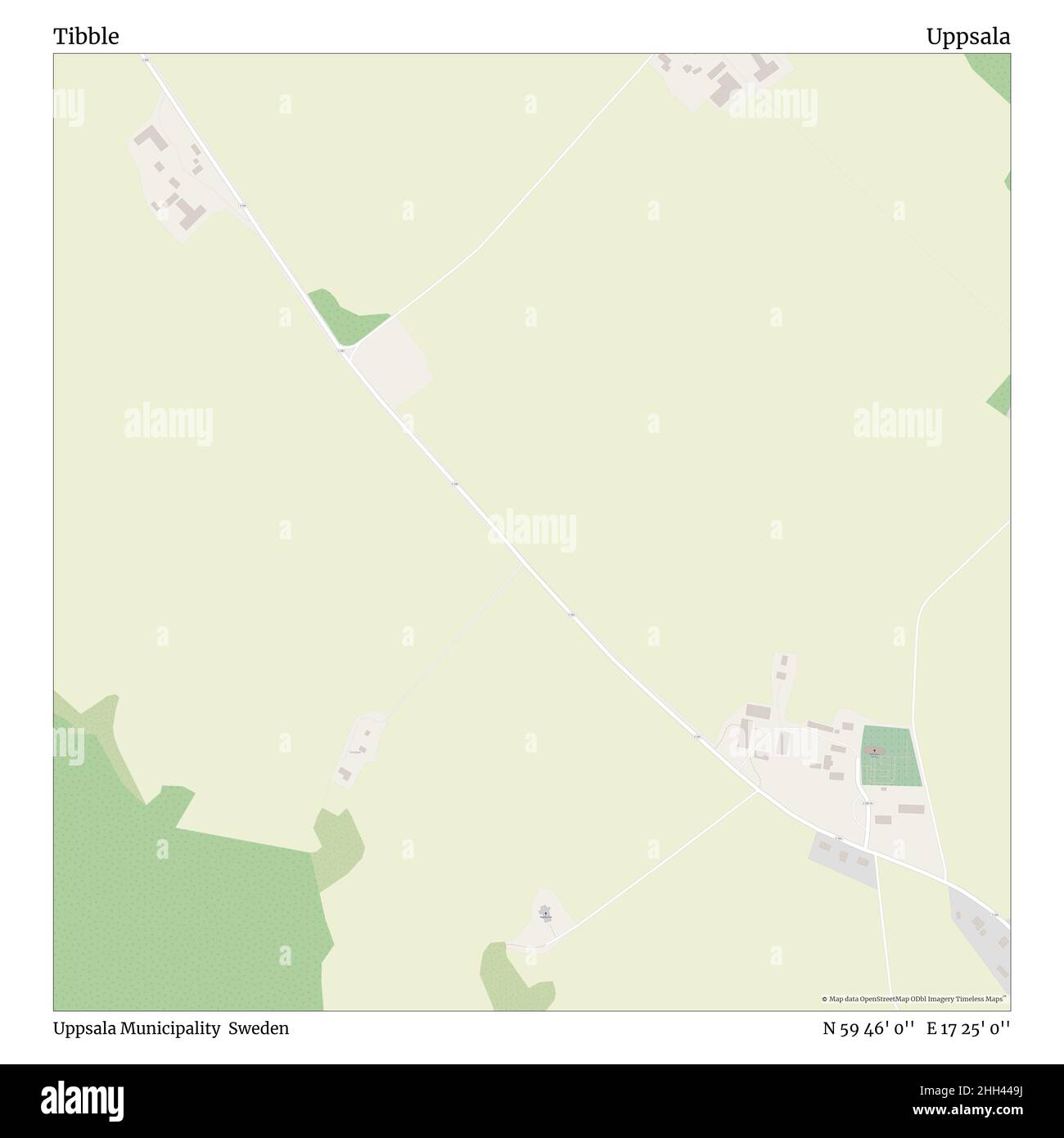 Tibble, Gemeinde Uppsala, Schweden, Uppsala, N 59 46' 0'', E 17 25' 0 ...