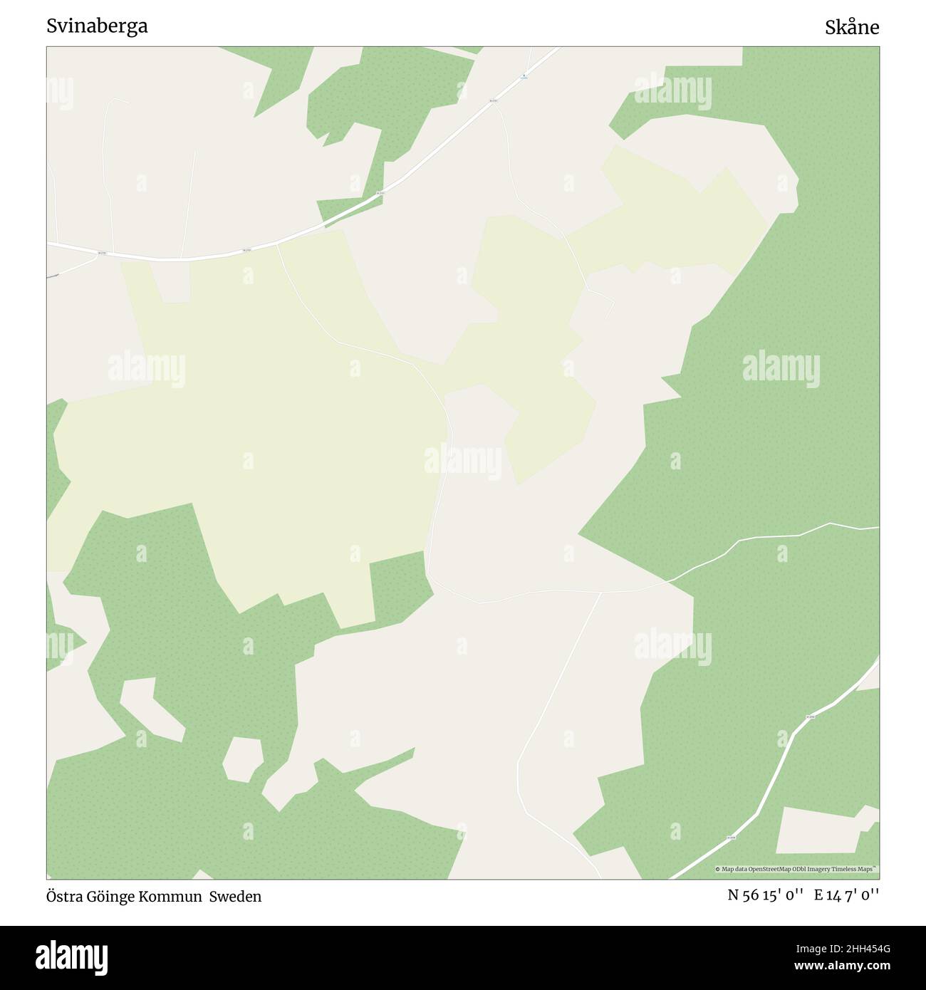 Svinaberga, Östra Göinge Kommun, Schweden, Skåne, N 56 15' 0'', E 14 7 ...