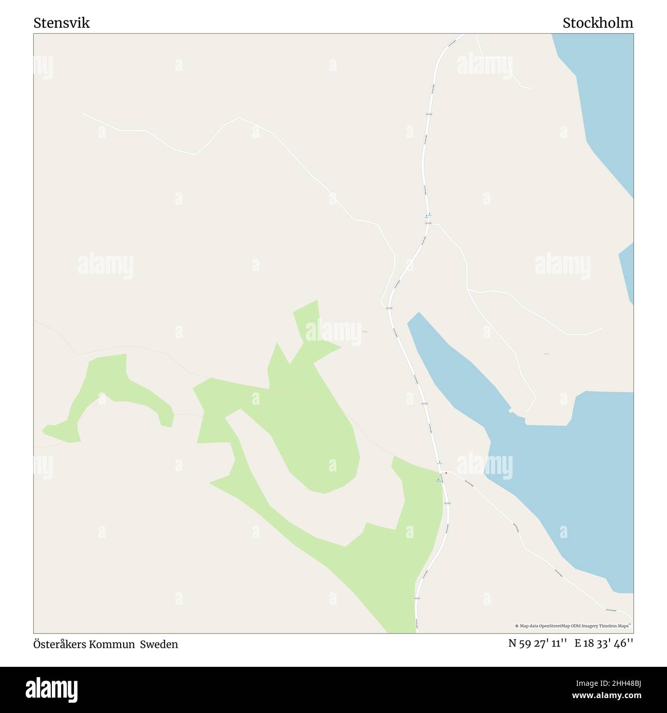 Stensvik, Österåkers Kommun, Schweden, Stockholm, N 59 27' 11'', E 18 ...