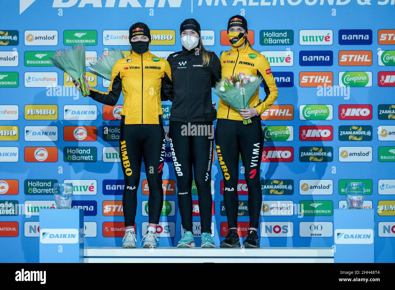 HEERENVEEN, NIEDERLANDE - 23. JANUAR: Joy Beune vom Team Jumbo Visma ...