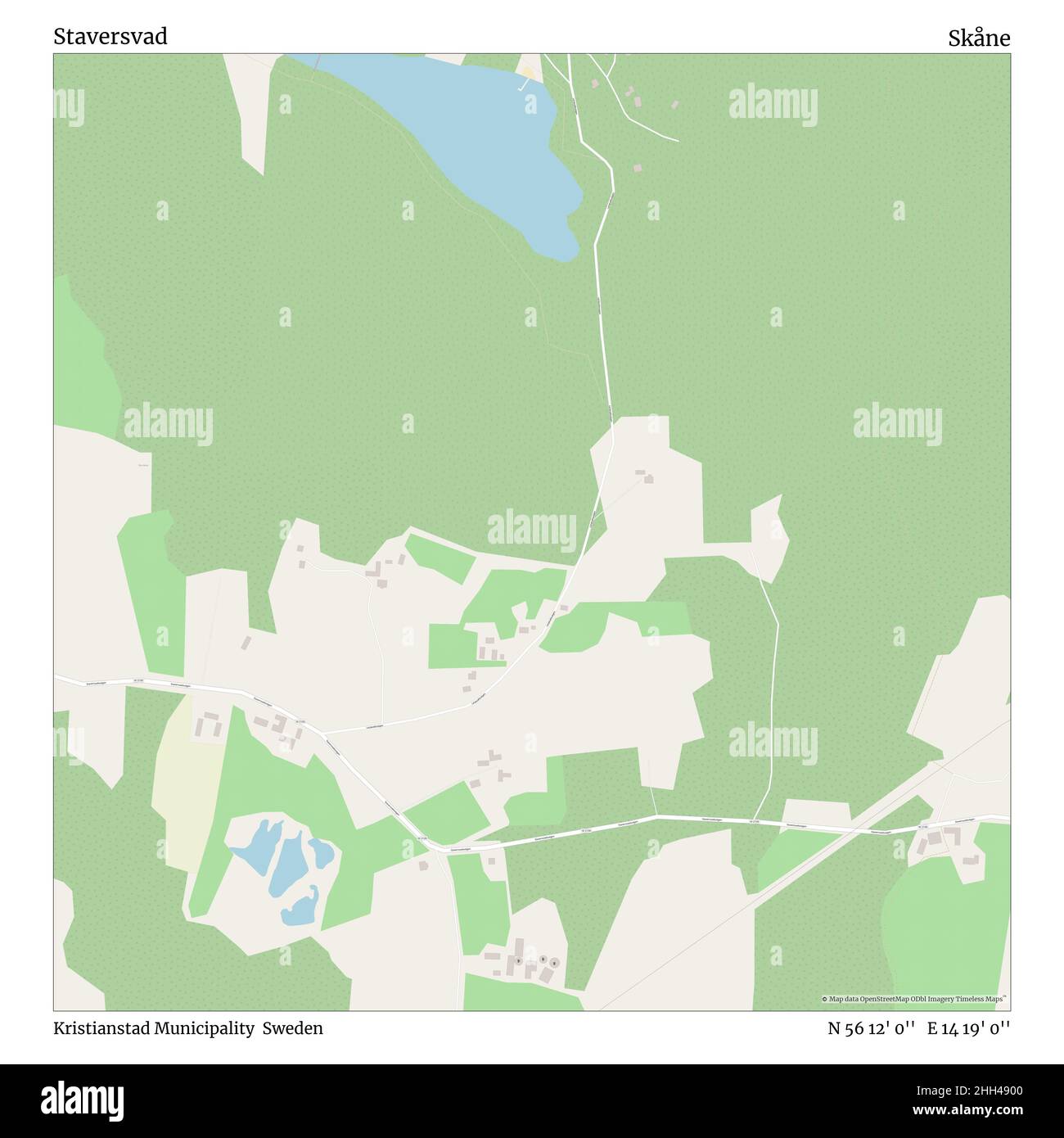 Staversvad, Gemeinde Kristianstad, Schweden, Skåne, N 56 12' 0'', E 14 ...