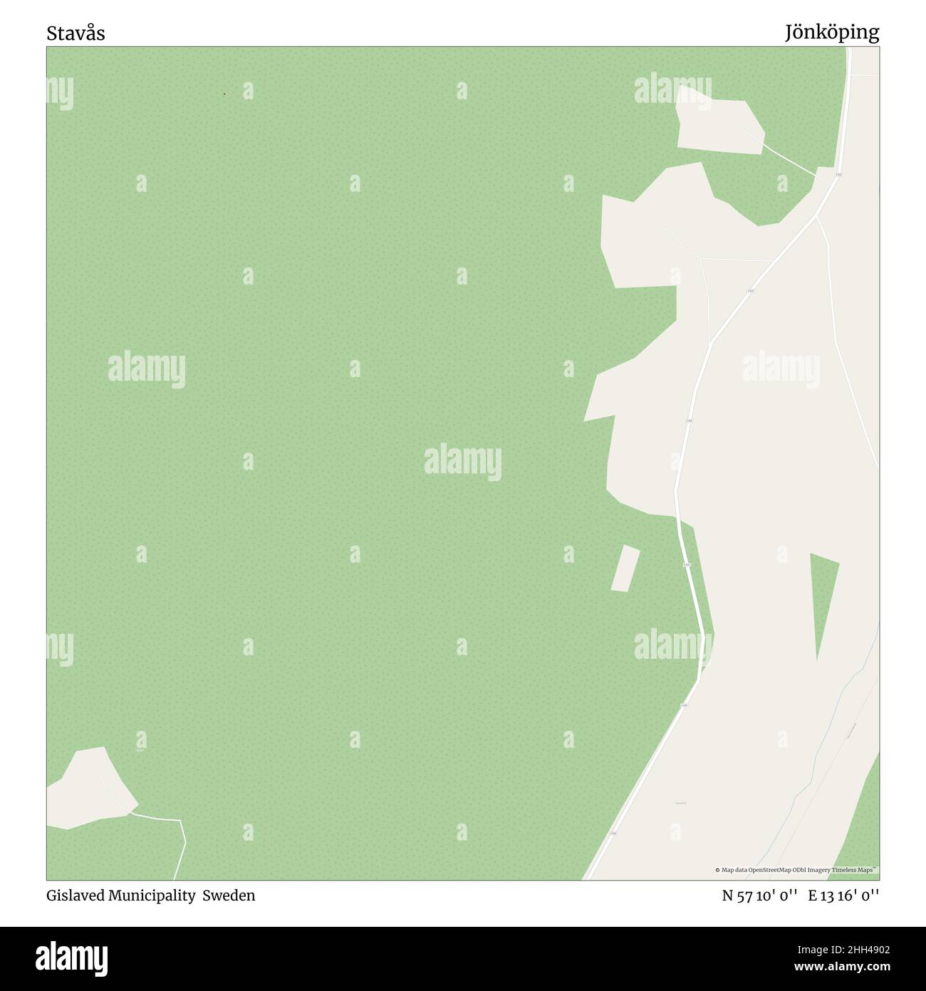 Stavås, Gemeinde Gislaved, Schweden, Jönköping, N 57 10' 0'', E 13 16 ...