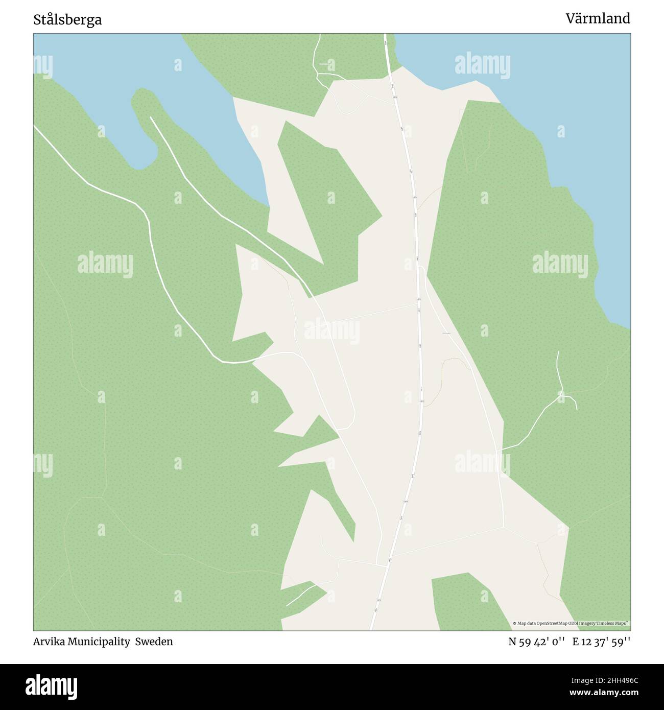 Stålsberga, Gemeinde Arvika, Schweden, Värmland, N 59 42' 0'', E 12 37 ...