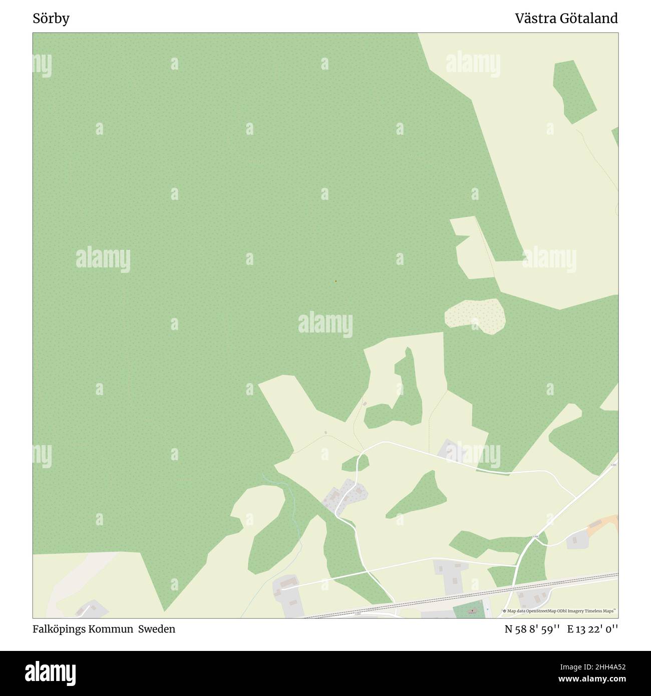 Sörby, Falköpings Kommun, Schweden, Västra Götaland, N 58 8' 59'', E 13 ...