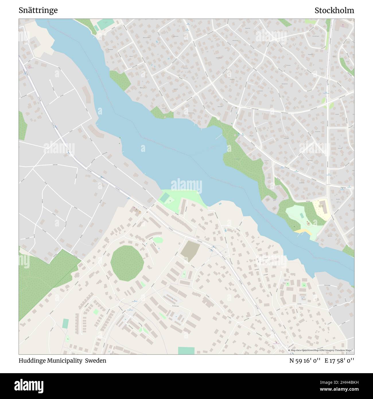Snättringe, Gemeinde Huddinge, Schweden, Stockholm, N 59 16' 0'', E 17 ...