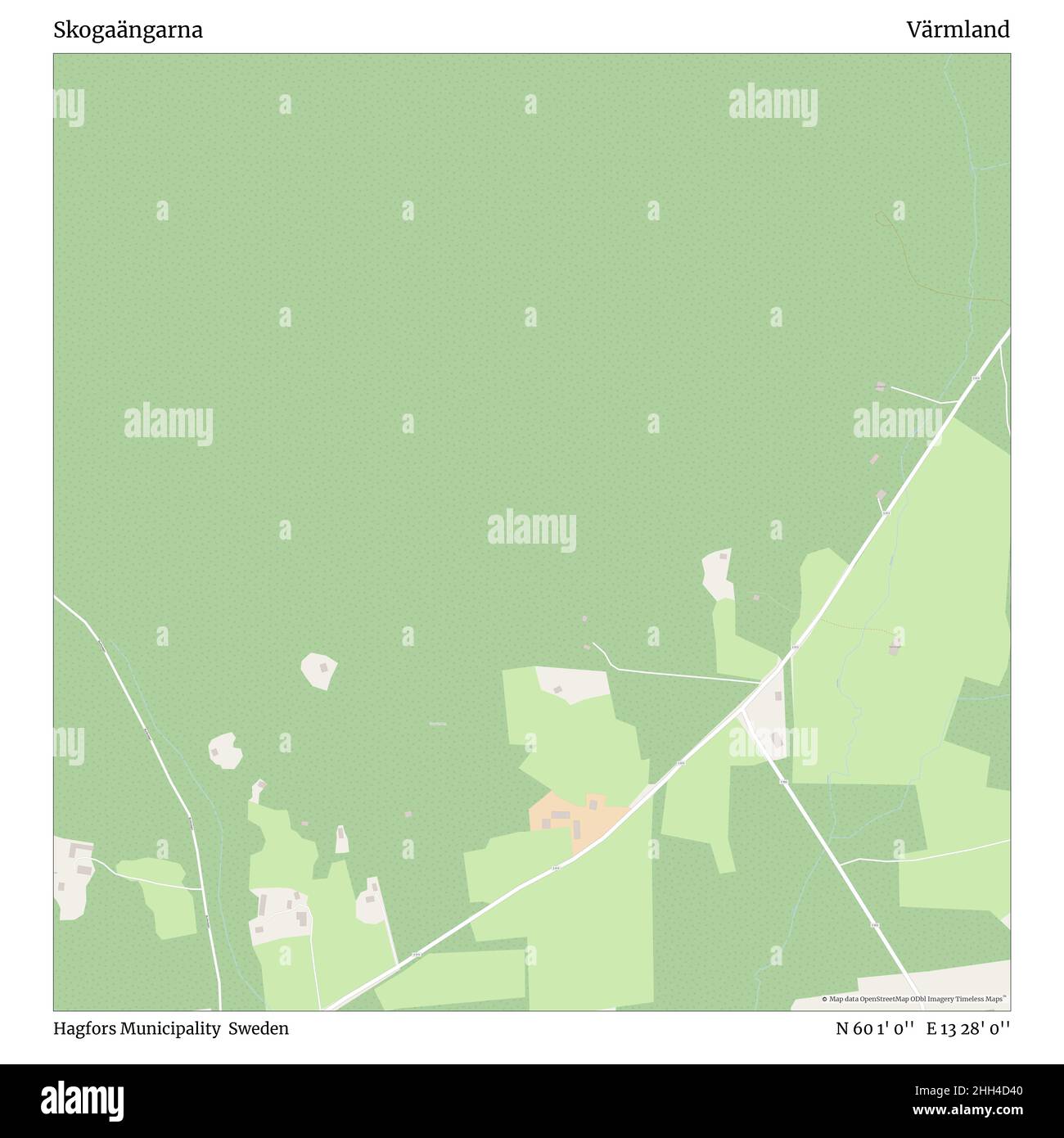 Skogaängarna, Gemeinde Hagfors, Schweden, Värmland, N 60 1' 0'', E 13 ...