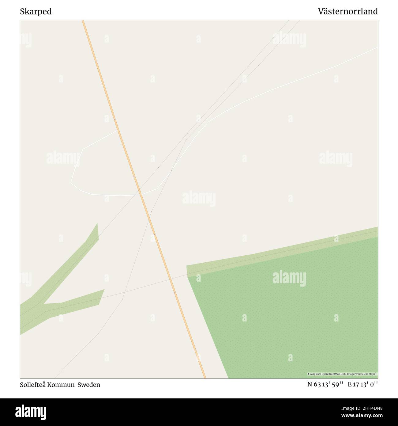 Skarped, Sollefteå Kommun, Schweden, Västernorrland, N 63 13' 59'', E ...