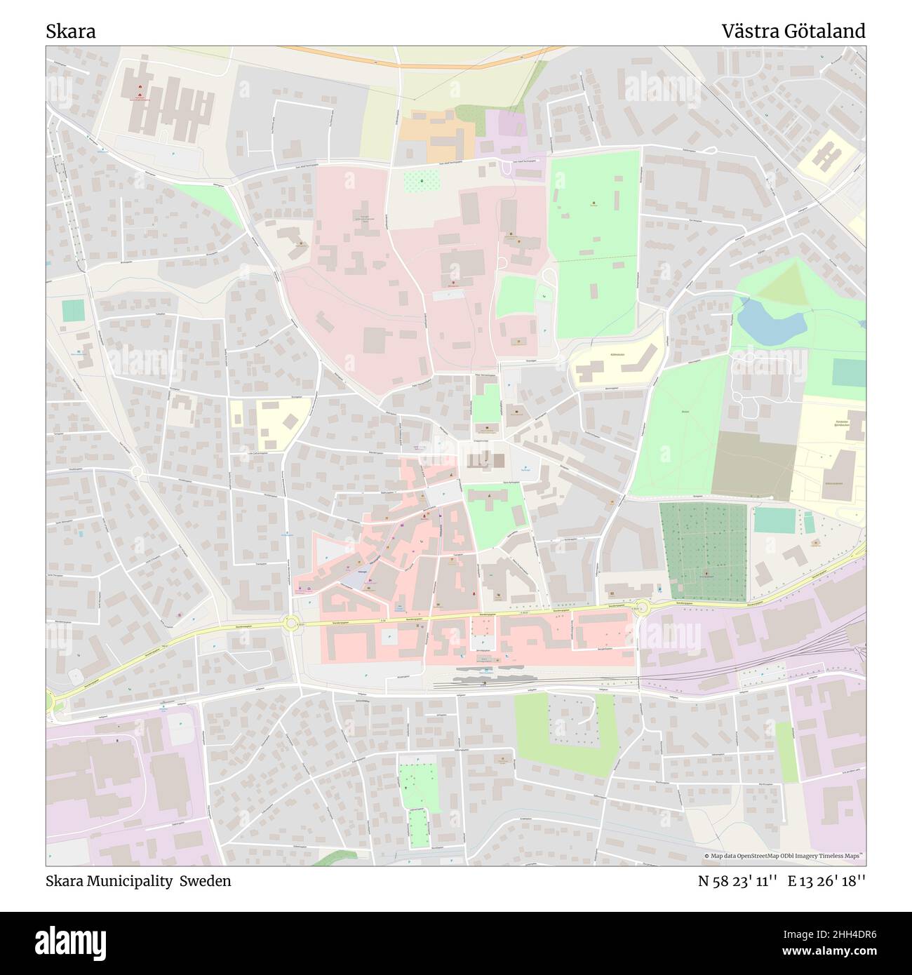 Skara, Gemeinde Skara, Schweden, Västra Götaland, N 58 23' 11'', E 13 ...