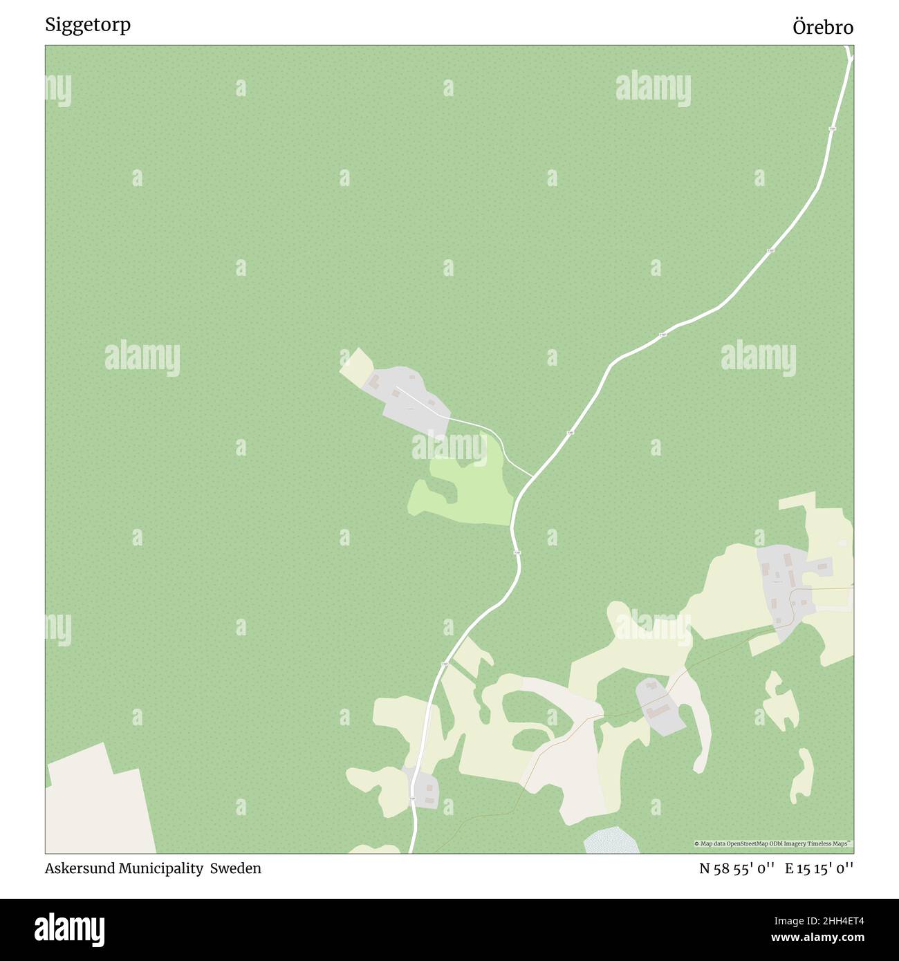 Siggetorp, Gemeinde Askersund, Schweden, Örebro, N 58 55' 0'', E 15 15 ...