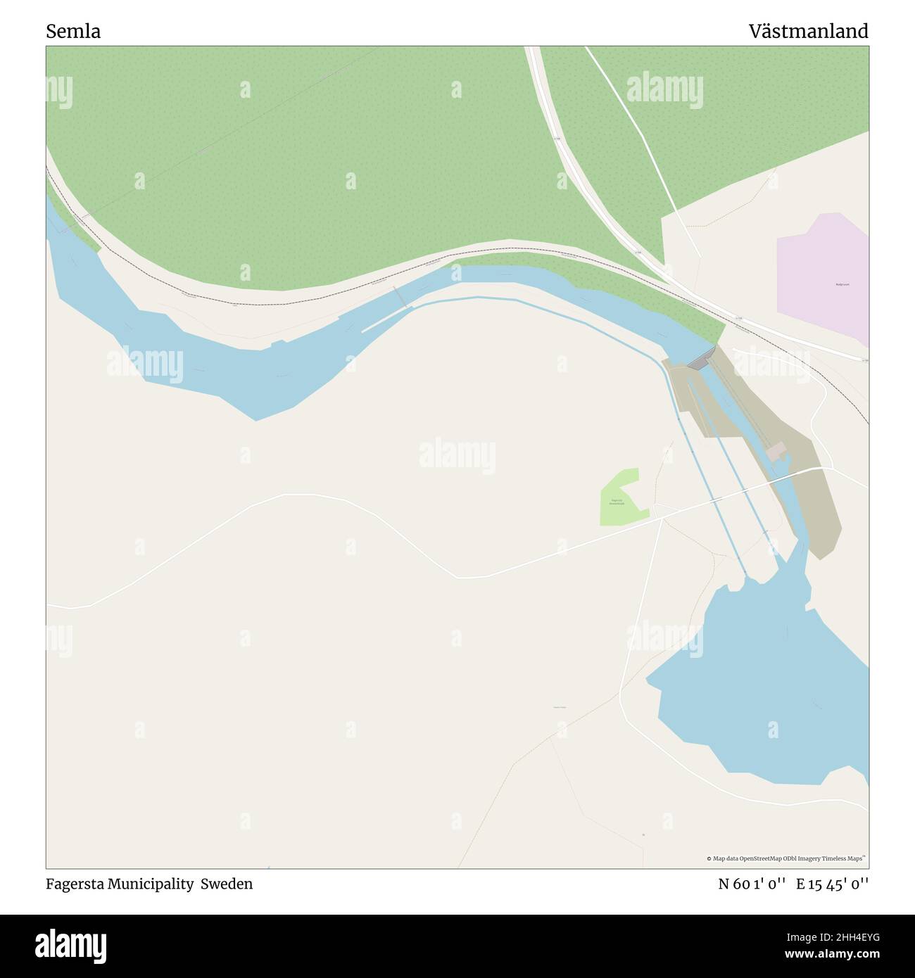 Semla, Gemeinde Fagersta, Schweden, Västmanland, N 60 1' 0'', E 15 45 ...