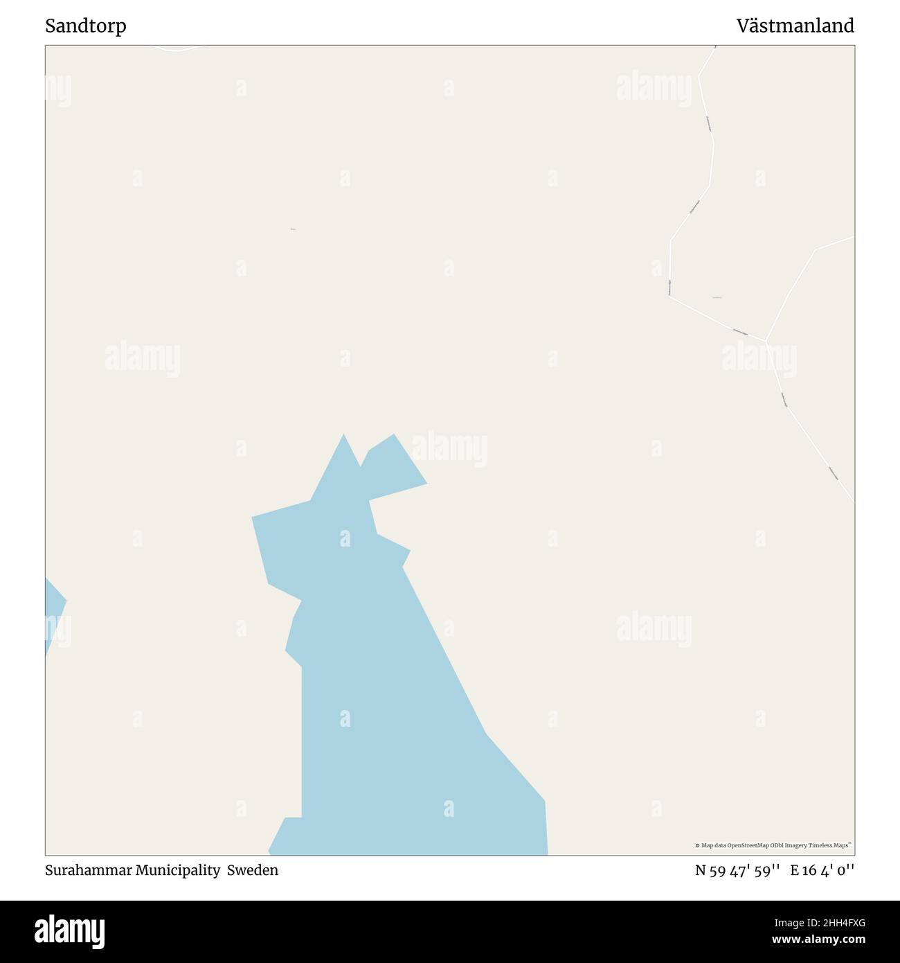 Sandtorp, Gemeinde Surahammar, Schweden, Västmanland, N 59 47' 59'', E ...
