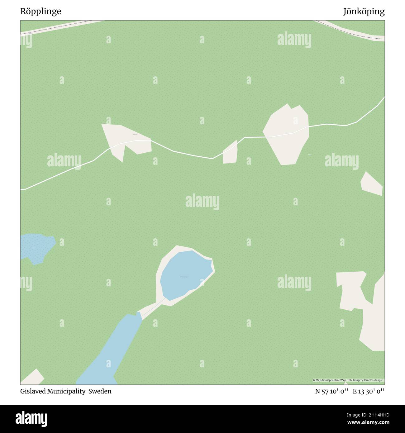Röpplinge, Gemeinde Gislaved, Schweden, Jönköping, N 57 10' 0'', E 13 ...