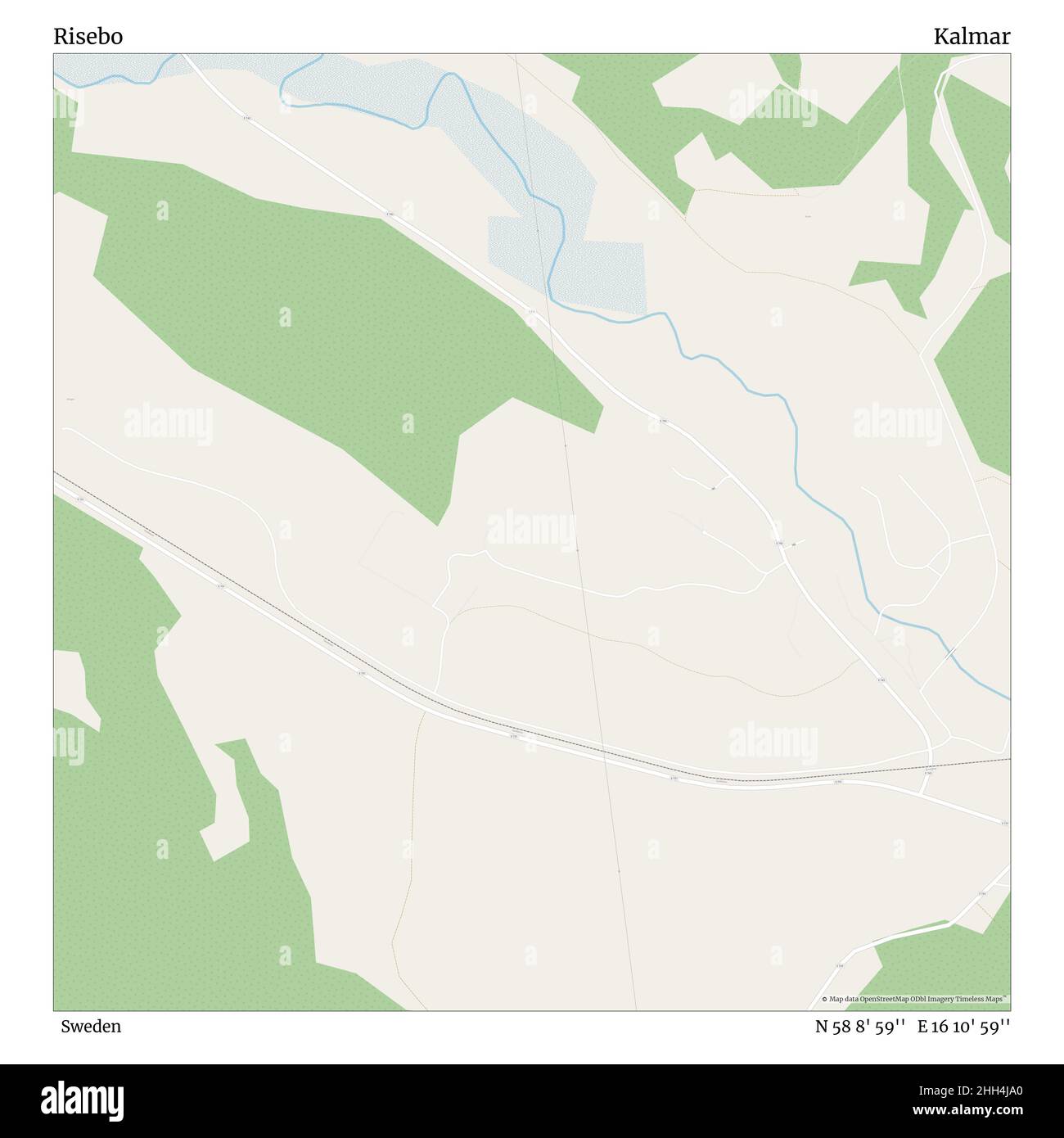 Risebo, Schweden, Kalmar, N 58 8' 59'', E 16 10' 59'', map, Timeless ...