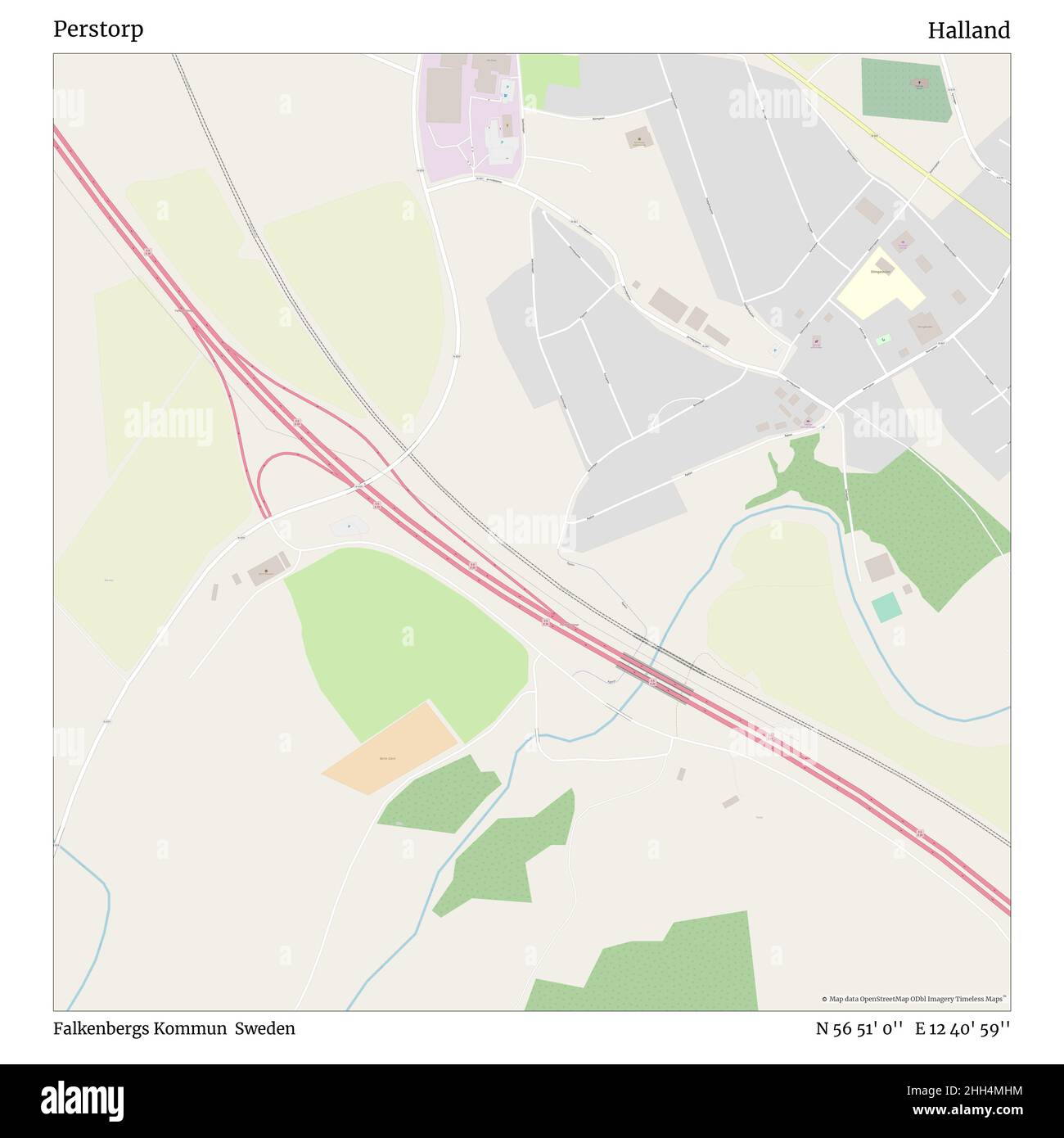 Perstorp, Falkenbergs Kommun, Schweden, Halland, N 56 51' 0'', E 12 40 ...