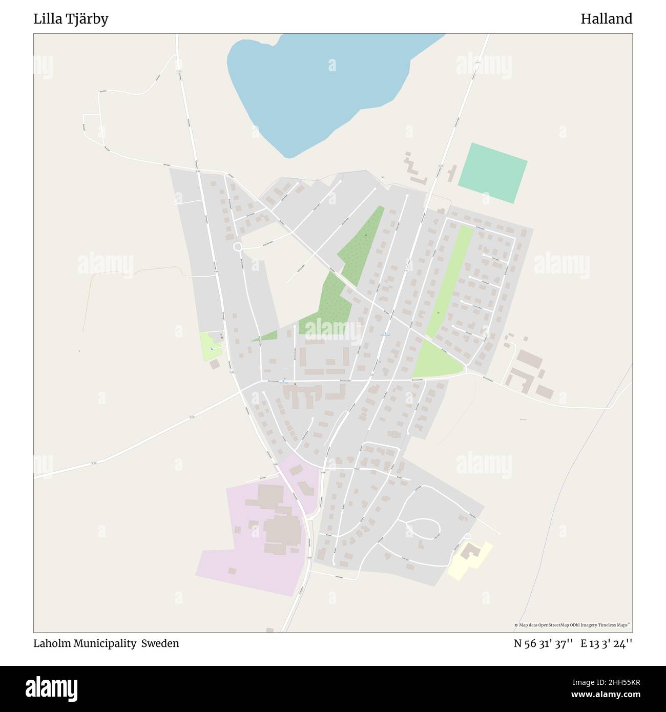 Lilla Tjärby, Gemeinde Laholm, Schweden, Halland, N 56 31' 37'', E 13 3 ...