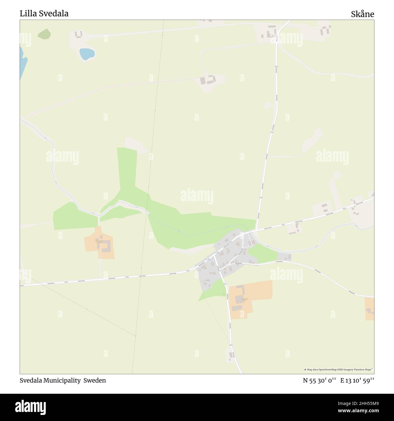 Lilla Svedala, Gemeinde Svedala, Schweden, Skåne, N 55 30' 0'', E 13 10 ...