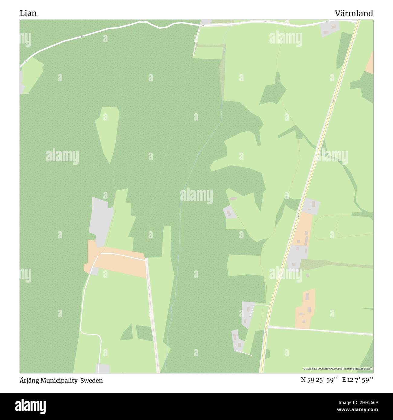 Lian, Gemeinde Årjäng, Schweden, Värmland, N 59 25' 59'', E 12 7' 59 ...