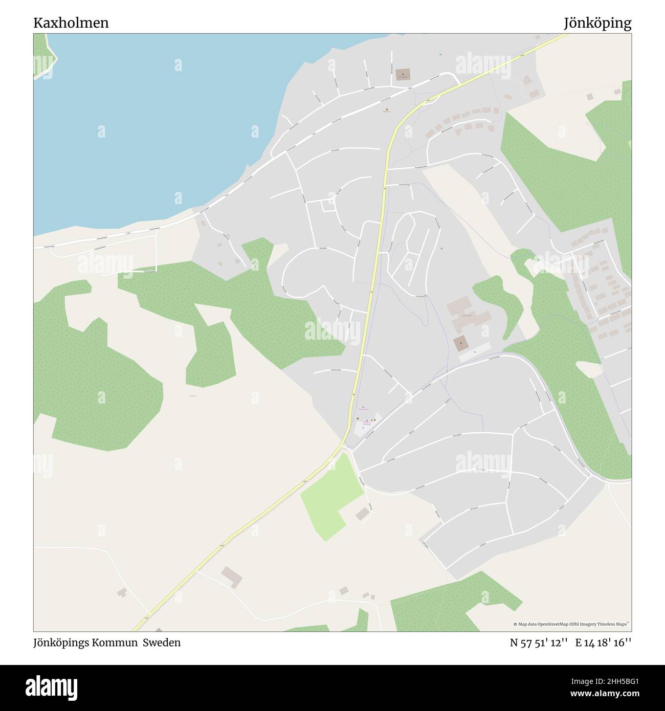 Kaxholmen, Jönköpings Kommun, Schweden, Jönköping, N 57 51' 12'', E 14 ...