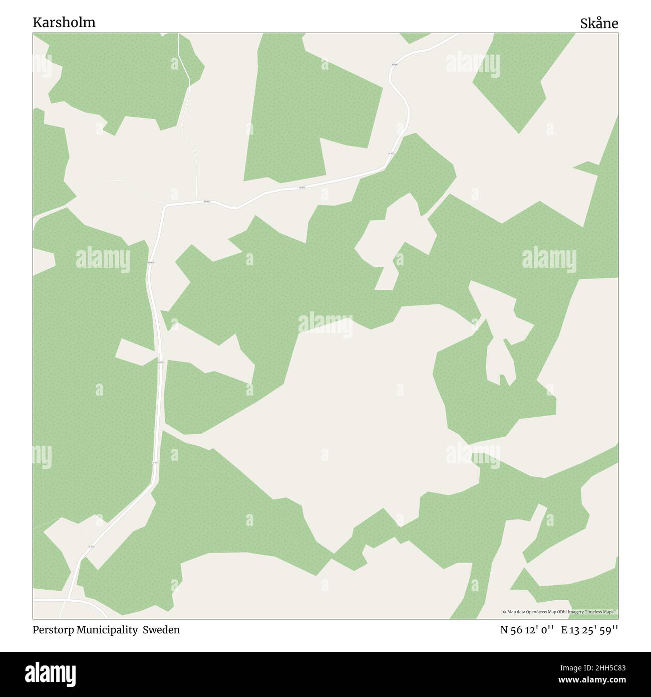 Karsholm, Gemeinde Perstorp, Schweden, Skåne, N 56 12' 0'', E 13 25' 59 ...