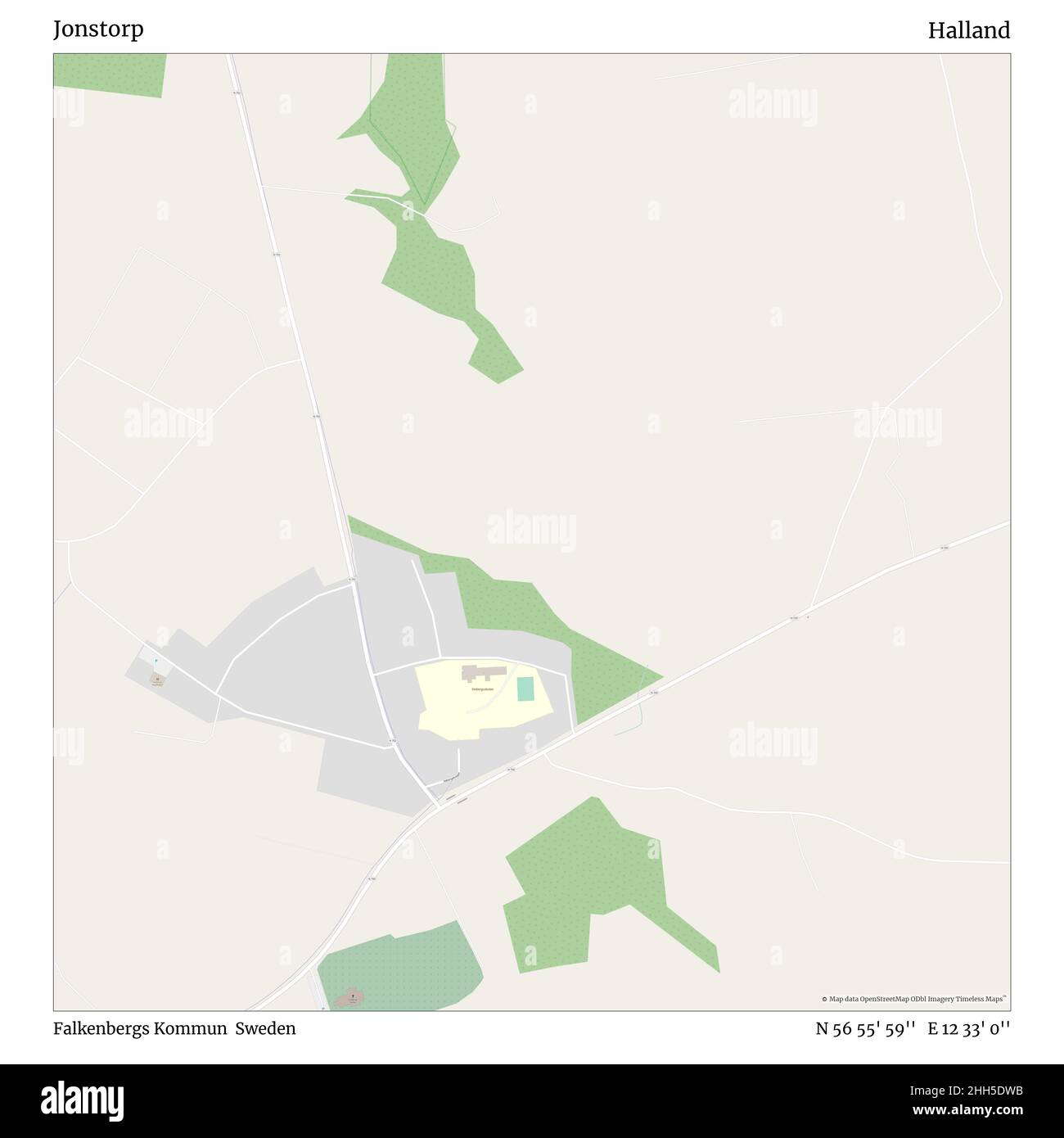 Jonstorp, Falkenbergs Kommun, Schweden, Halland, N 56 55' 59'', E 12 33 ...