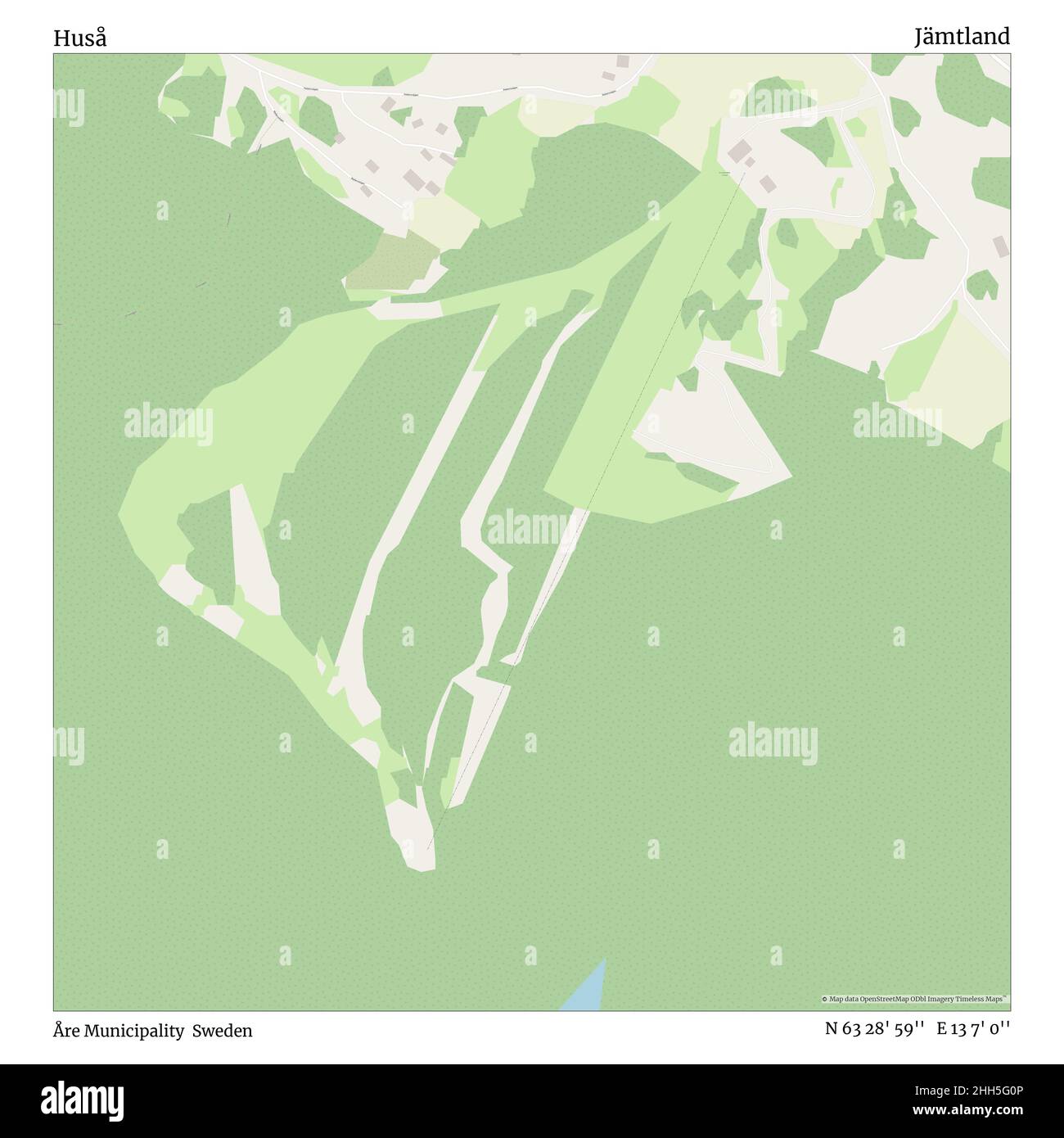 Huså, Gemeinde Åre, Schweden, Jämtland, N 63 28' 59'', E 13 7' 0'', map ...