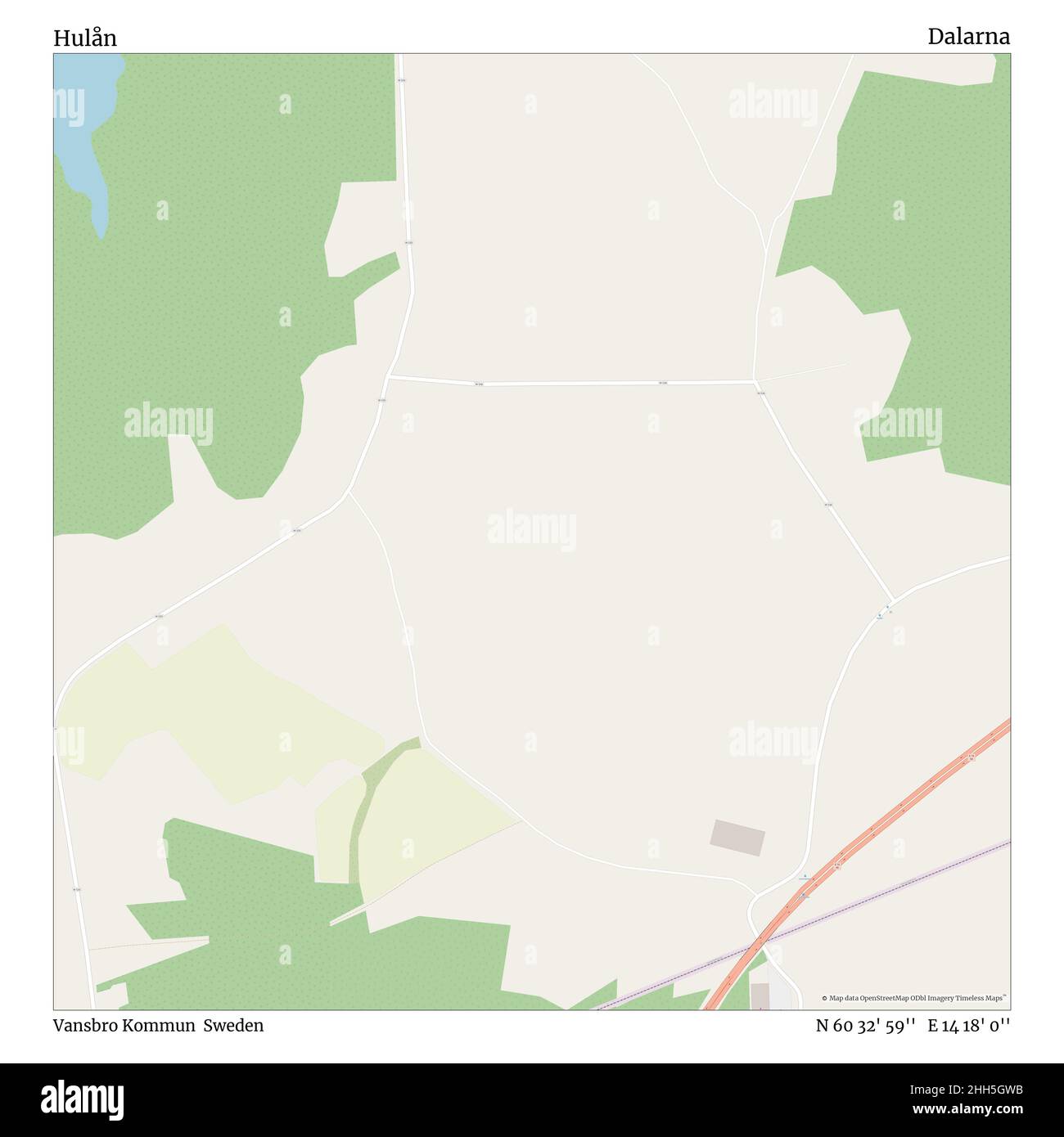 Hulån, Vansbro Kommun, Schweden, Dalarna, N 60 32' 59'', E 14 18' 0 ...