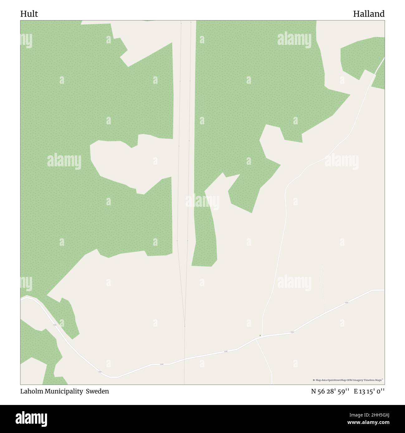 Hult, Gemeinde Laholm, Schweden, Halland, N 56 28' 59'', E 13 15' 0 ...