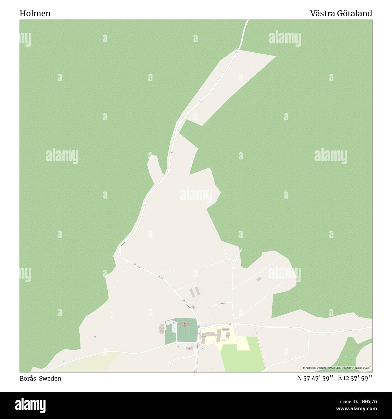 Holmen, Borås, Schweden, Västra Götaland, N 57 47' 59'', E 12 37' 59 ...