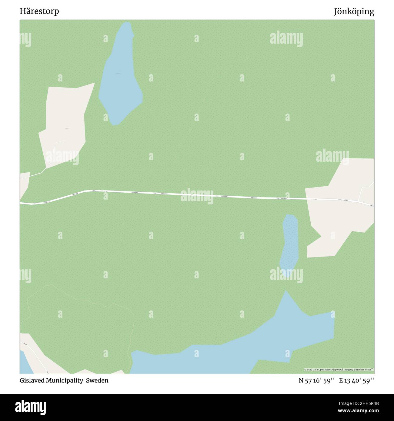 Härestorp, Gemeinde Gislaved, Schweden, Jönköping, N 57 16' 59'', E 13 ...