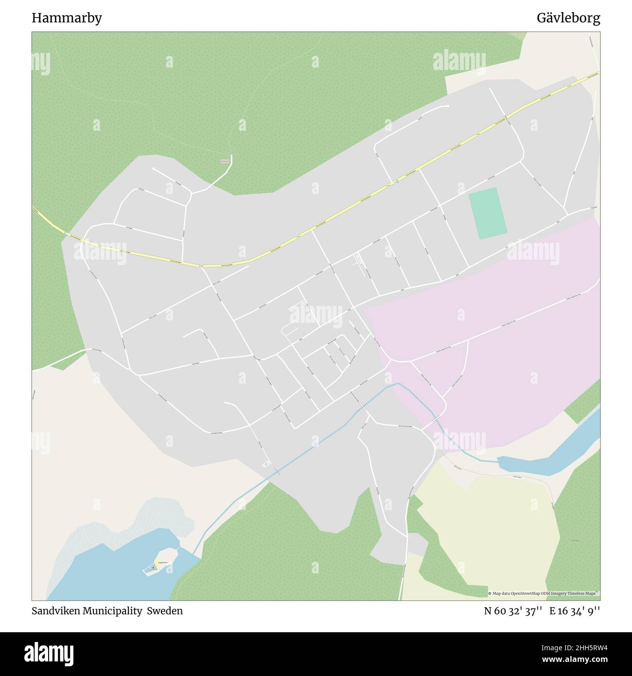 Hammarby, Gemeinde Sandviken, Schweden, Gävleborg, N 60 32' 37'', E 16 ...