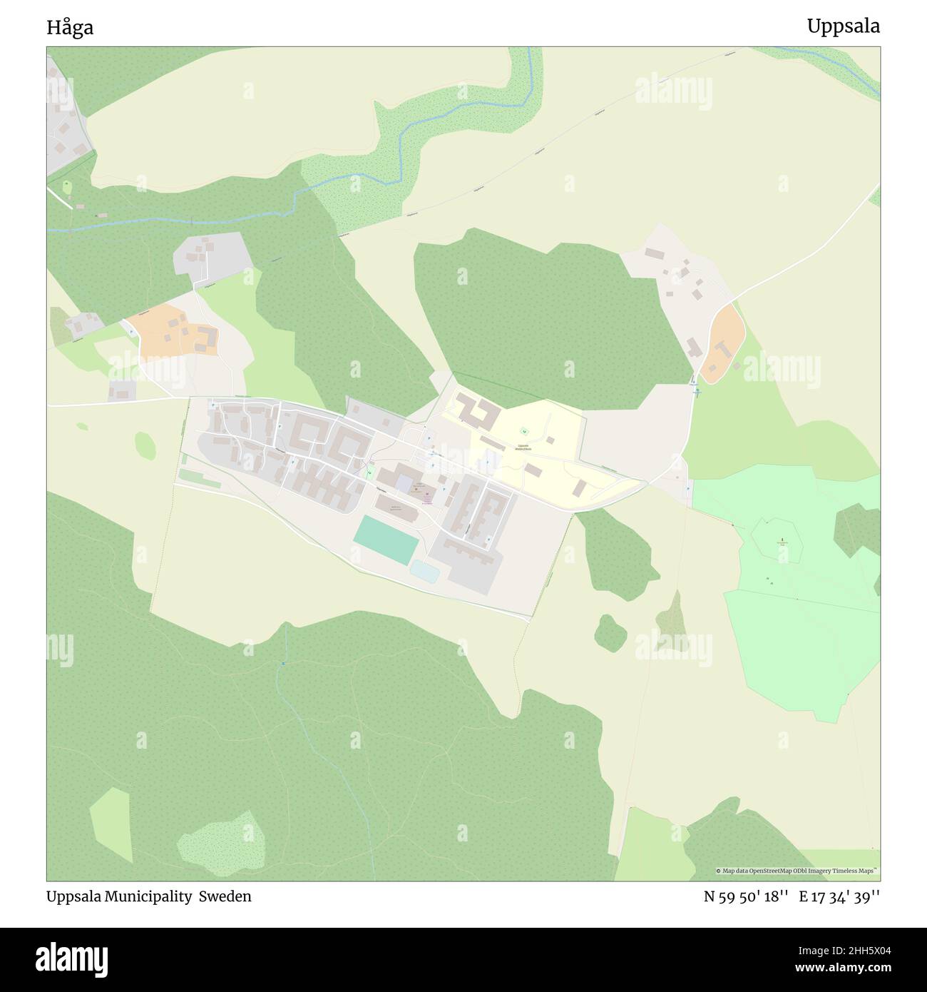 Håga, Gemeinde Uppsala, Schweden, Uppsala, N 59 50' 18'', E 17 34' 39 ...